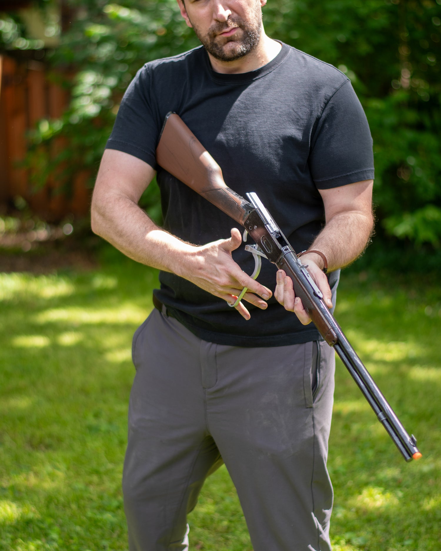 Lever Action 1894 Cowboy Rifle Fake Film Costume Prop – Wulfgar Props