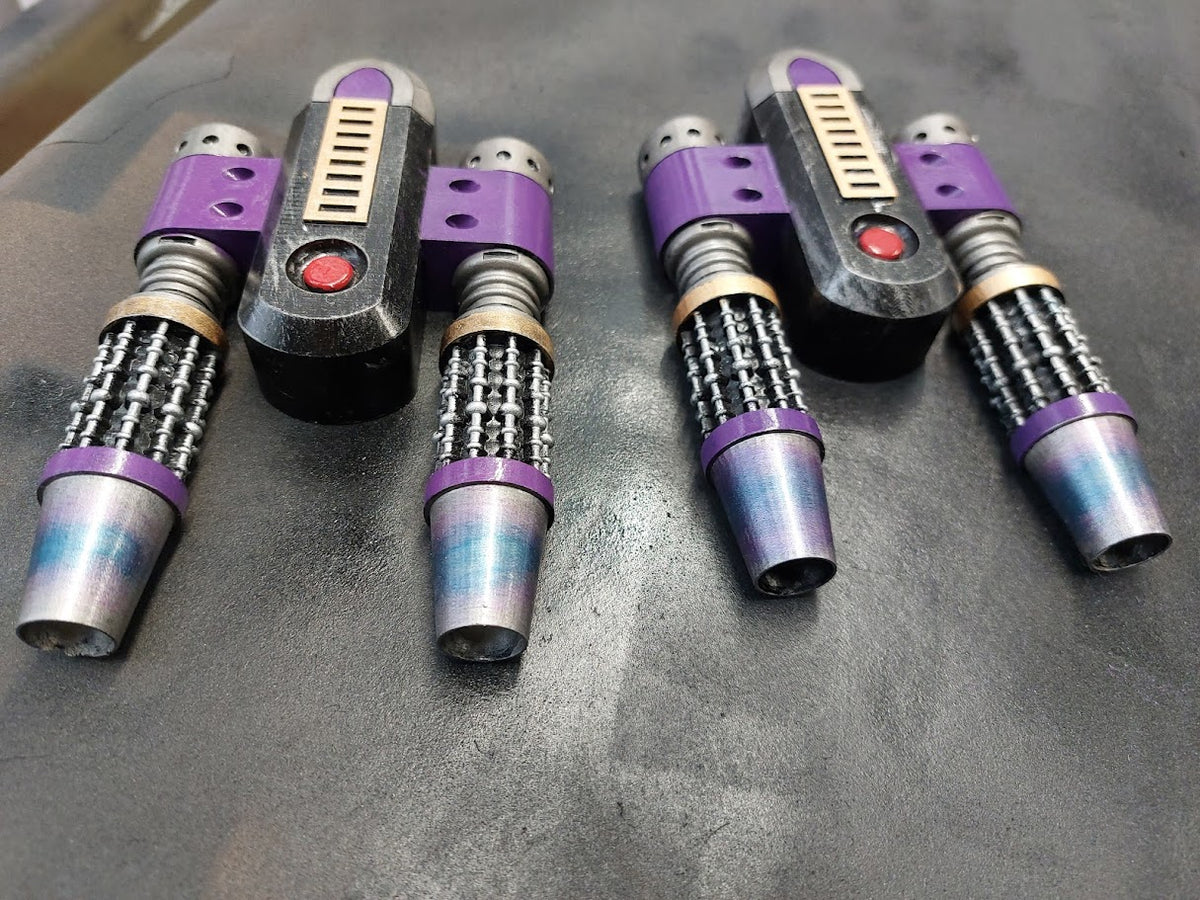 T'Challa Purple Star-Lord Boot Rocket Boosters (Set of 2) – Wulfgar Props