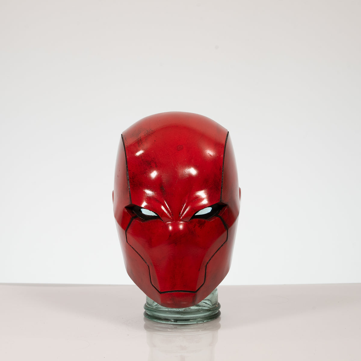 Red Vigilante Helmet - Wearable Costume Cowl Mask Helm – Wulfgar Props