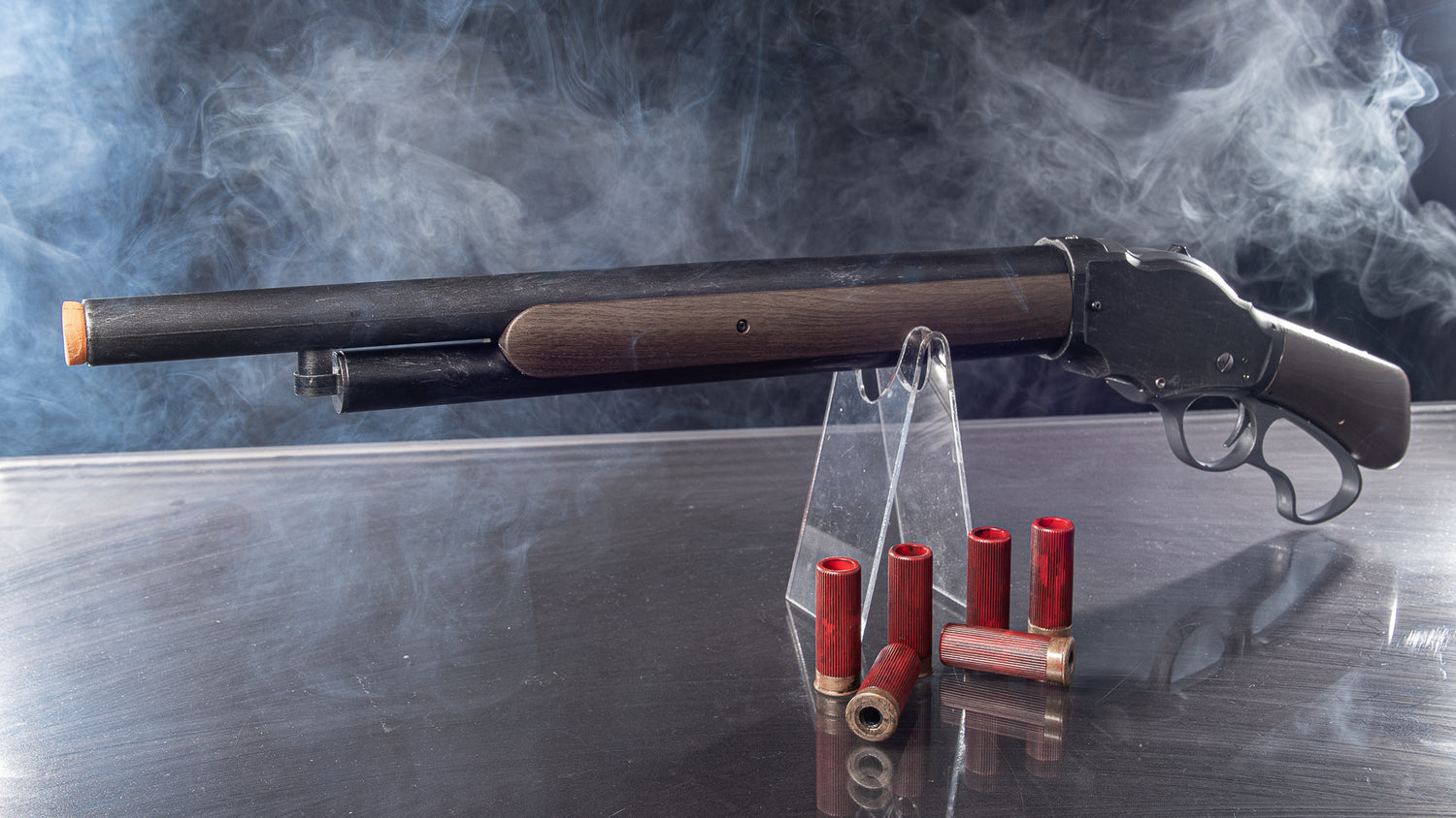 Side Arm Lever Action Shotgun Prop – Wulfgar Props