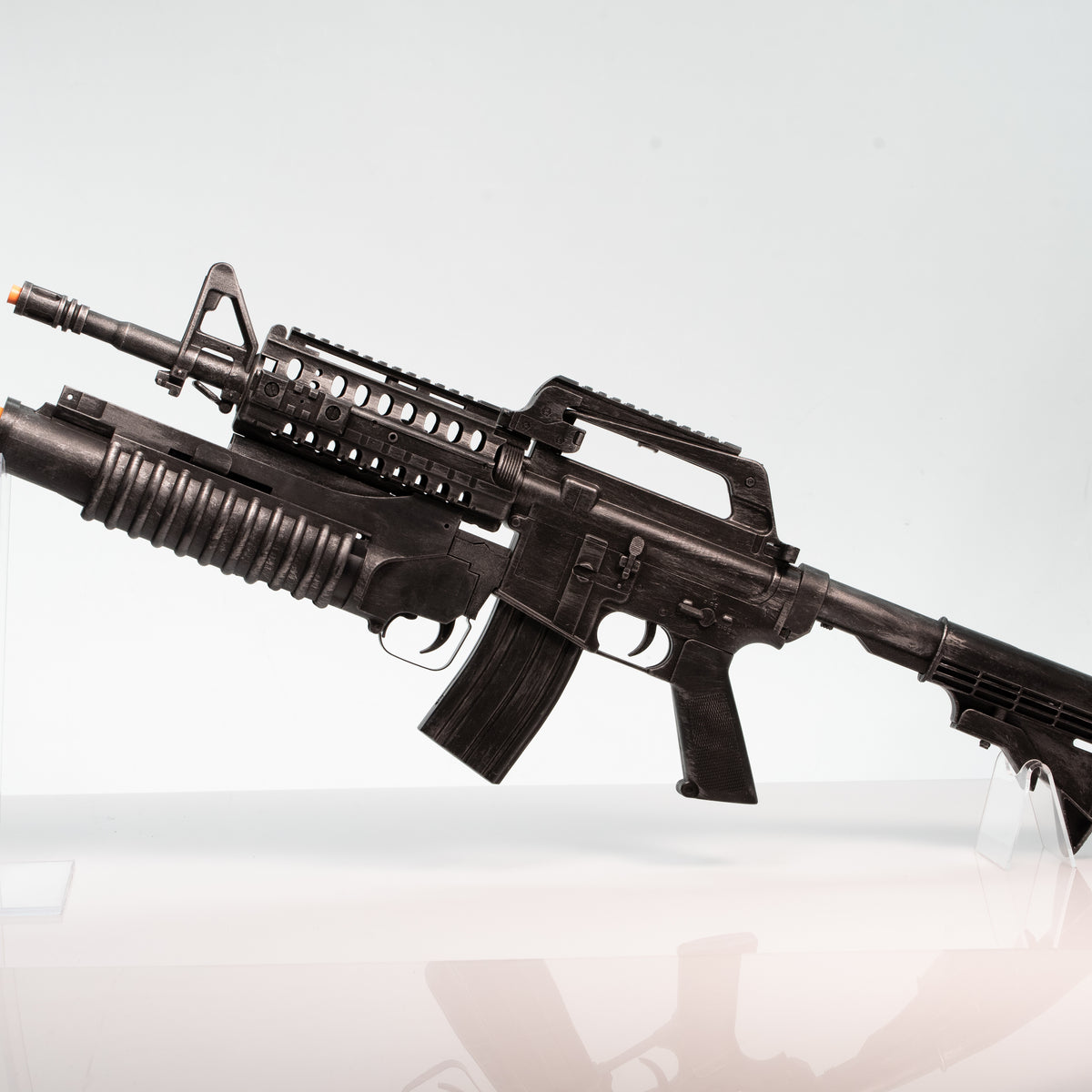 Premium M4 w/ Underbarrel Fake Film Costume Prop – Wulfgar Props