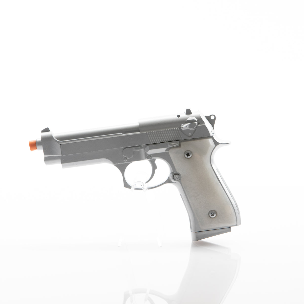 Pearl Grip Silver M9 Fake Film Costume Prop – Wulfgar Props