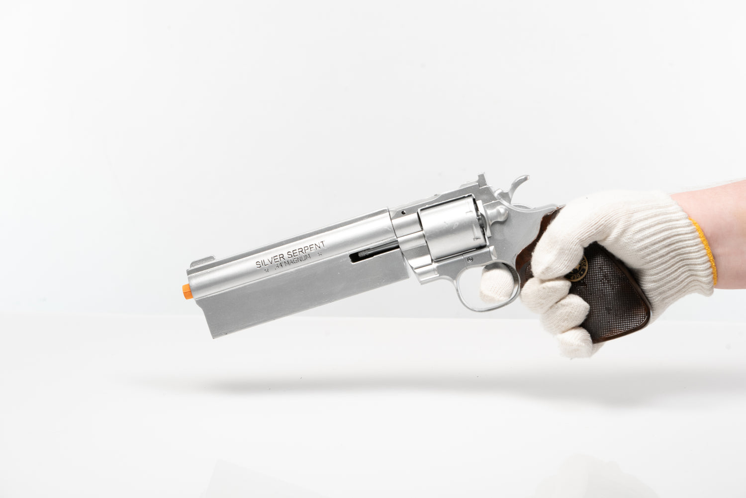 Silver Serpent Revolver Prop – Wulfgar Props