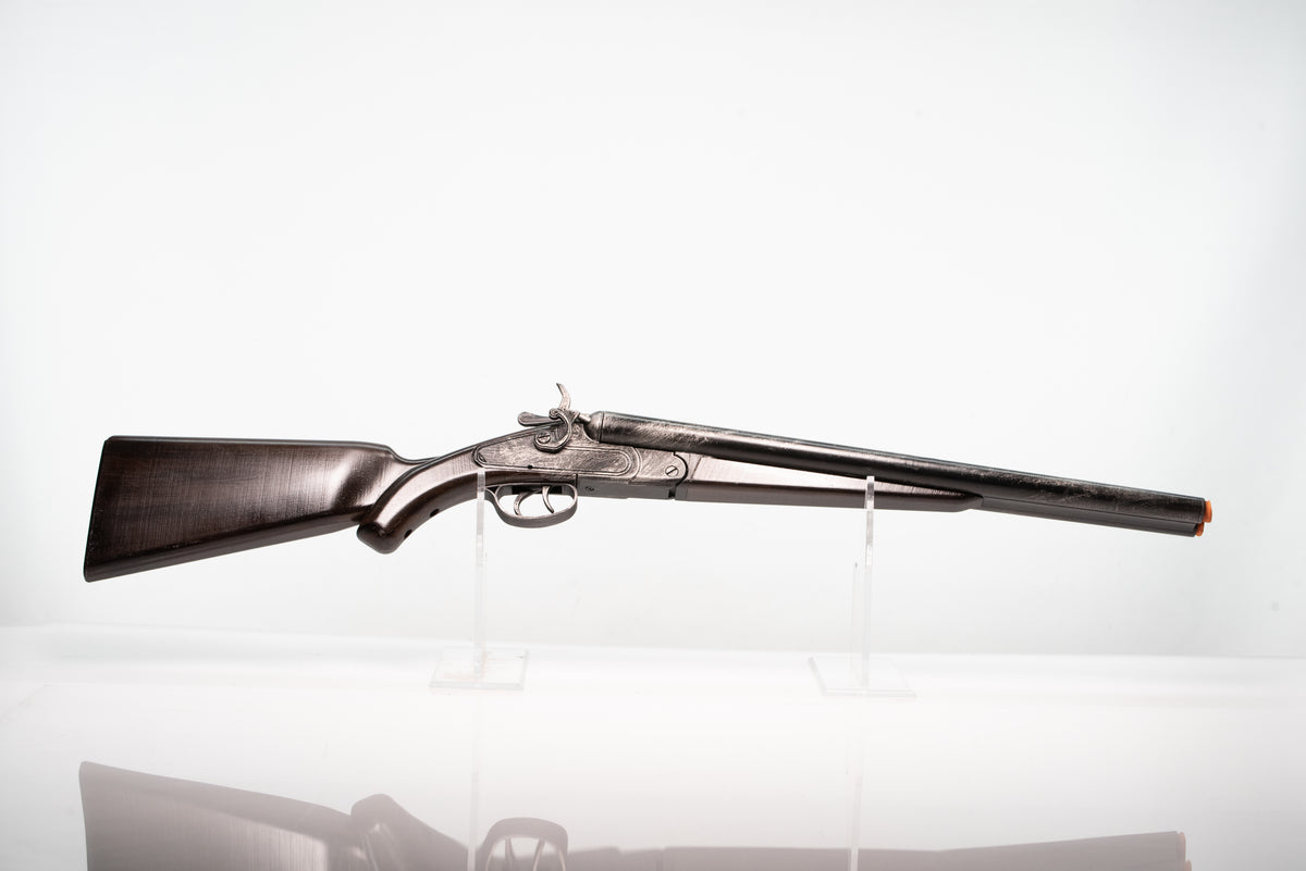 Western Double Barrel Full Size Shotgun Prop - Plastic Premium Quality ...