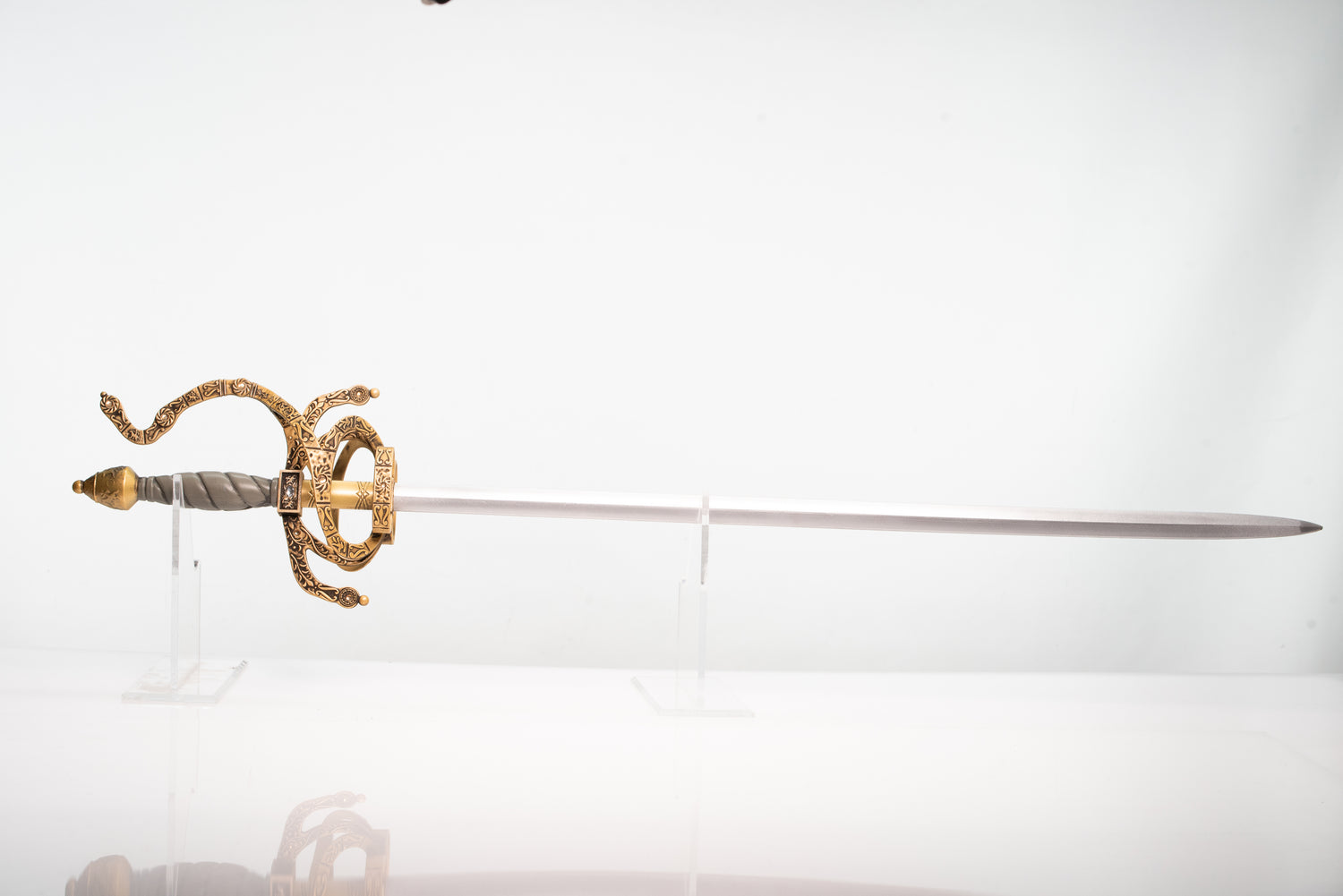 Gold Hilt Rapier Costume Film Display Prop – Wulfgar Props