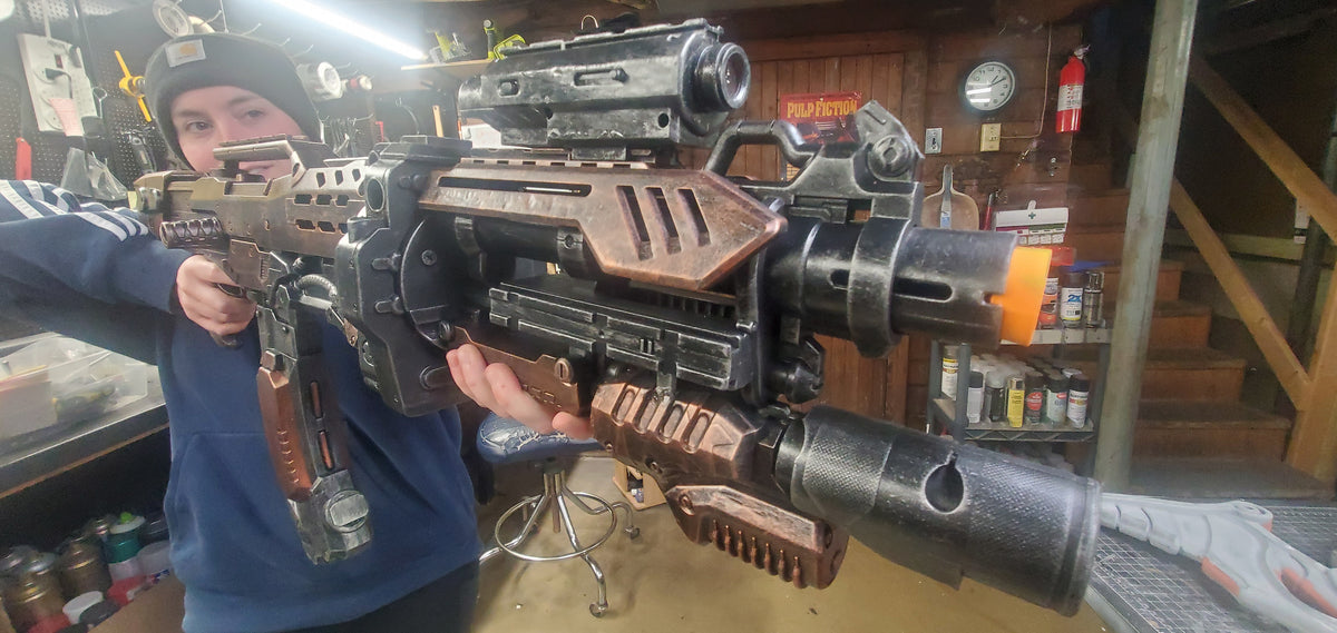 Del Ray Blaster Rifle - High By Beach Prop – Wulfgar Props