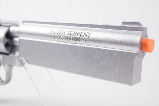 Silver Serpent Revolver Prop – Wulfgar Props